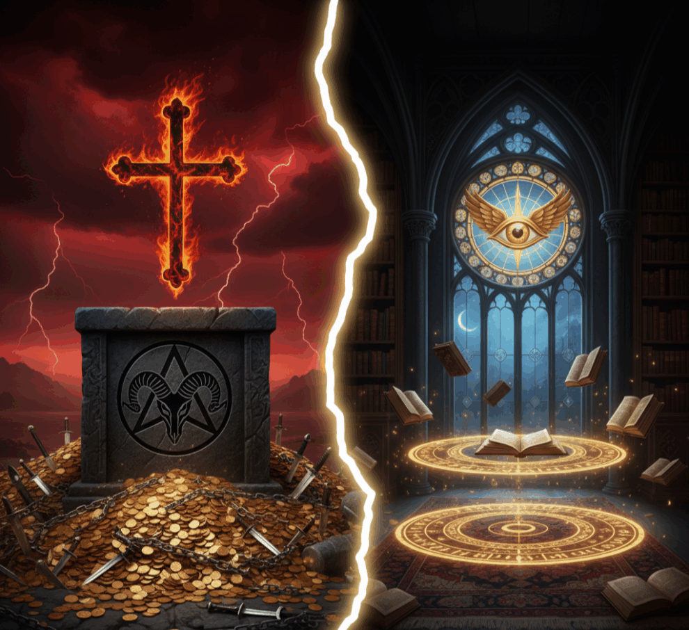 Comprendre la différence entre satanisme et luciférisme. • Satan Shop