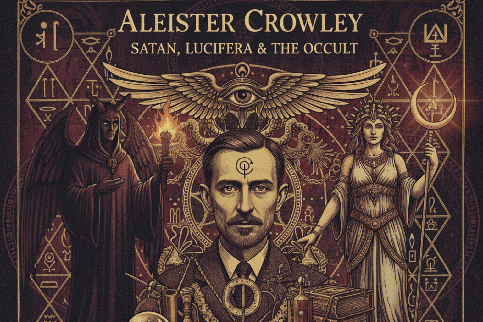 Aleister Crowley et l’occultisme : héritage gothique • Satan Shop